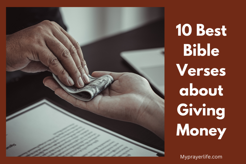 10 Best Bible Verses about Giving Money - LoveFlocks