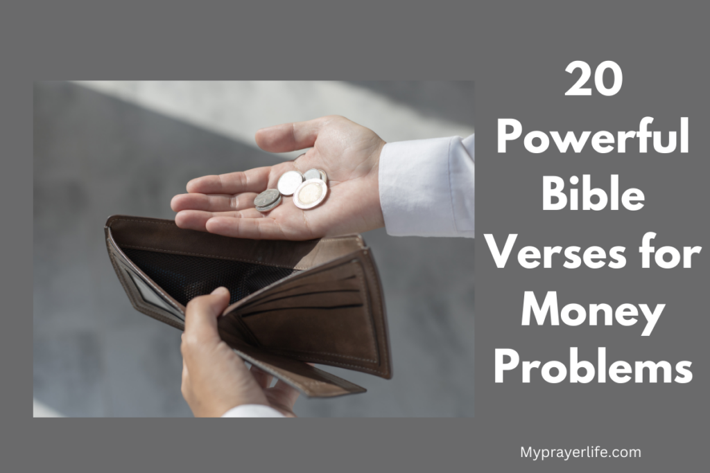20 Powerful Bible Verses for Money Problems - LoveFlocks