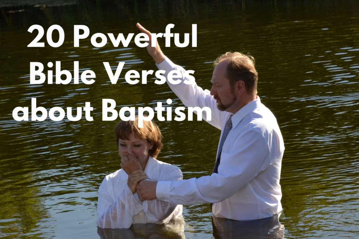 20 Powerful Bible Verses about Baptism - LoveFlocks