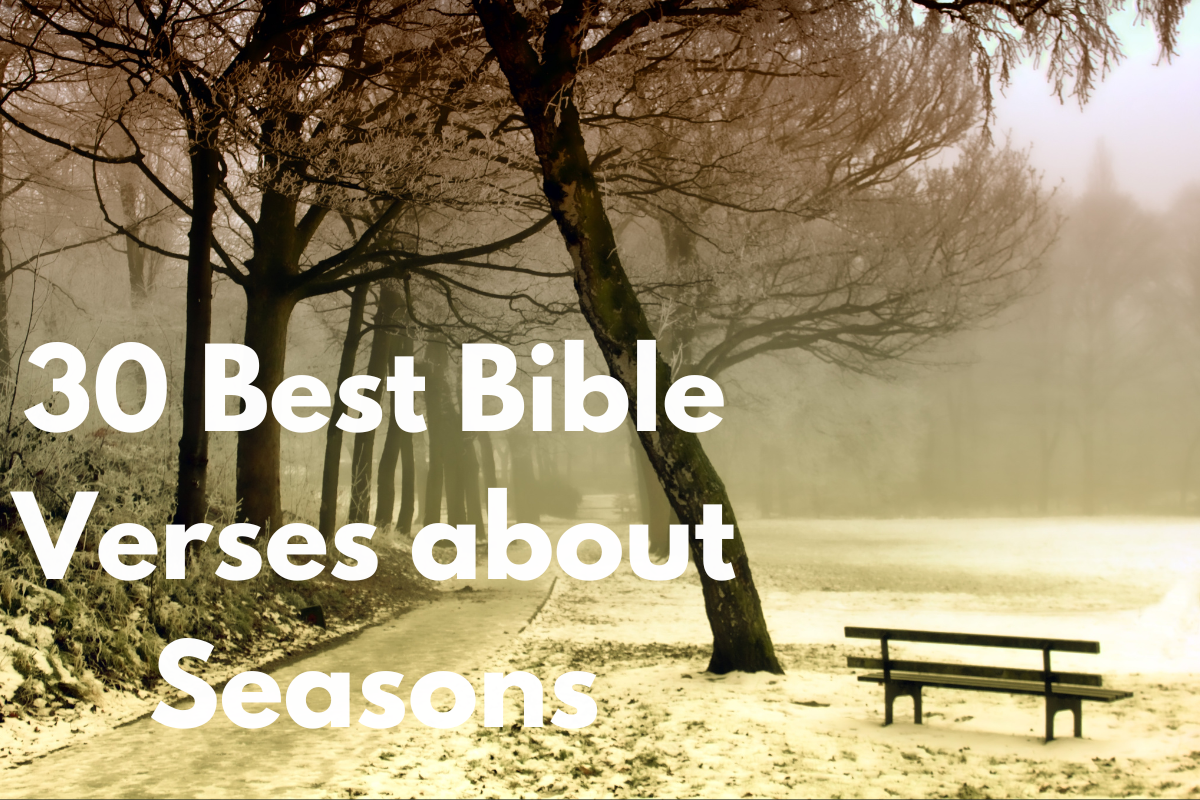 30 Best Bible Verses about Seasons - LoveFlocks