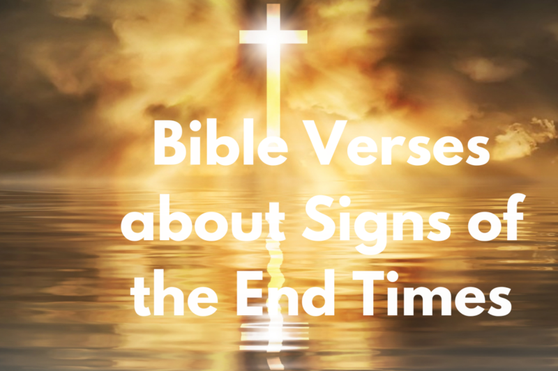 Bible Verses About Signs Of The End Times - LoveFlocks