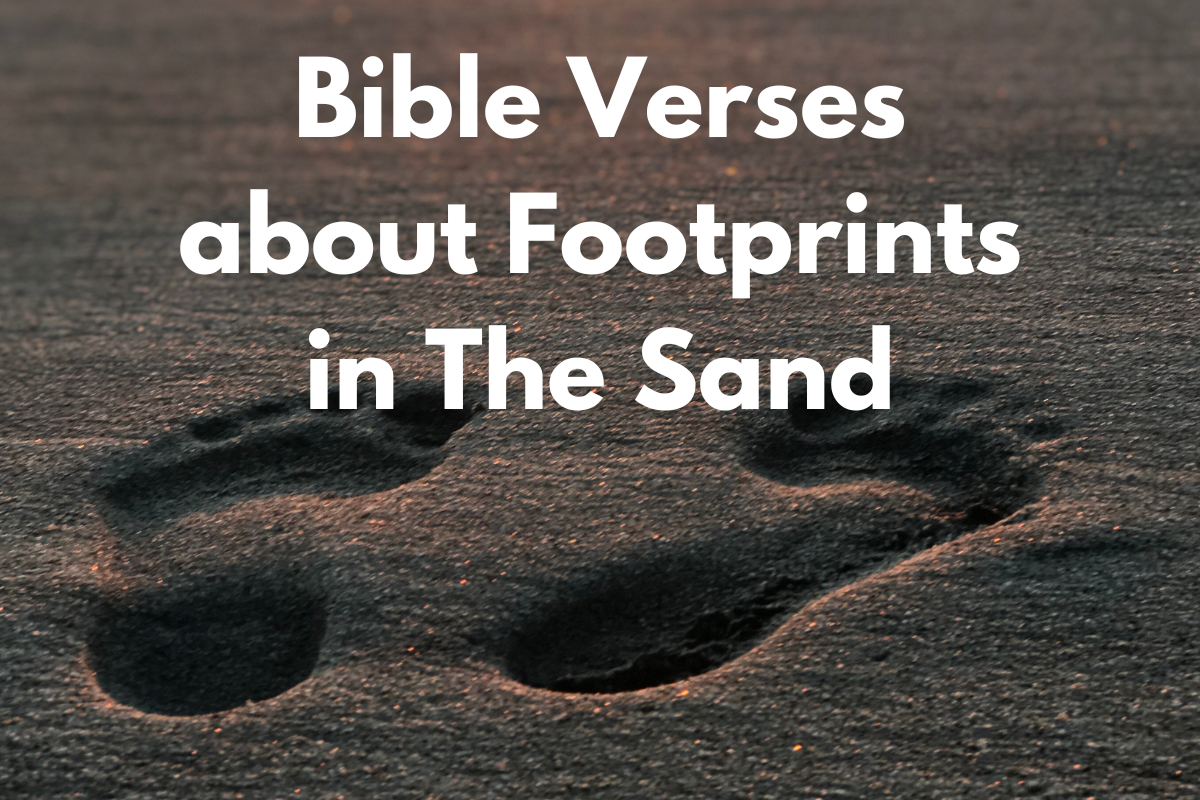 Bible Verses about Footprints in The Sand - LoveFlocks