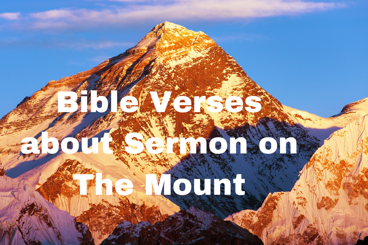 Bible Verses About Sermon On The Mount - LoveFlocks