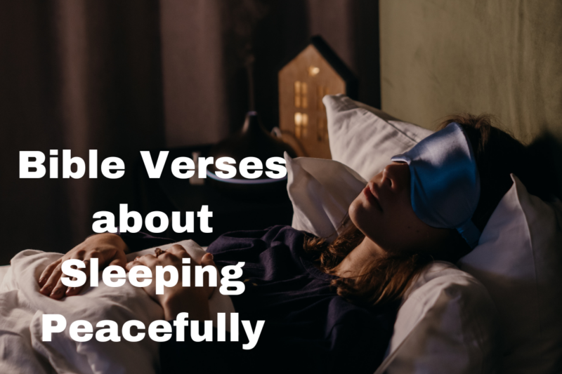 Bible Verses about Sleeping Peacefully - LoveFlocks