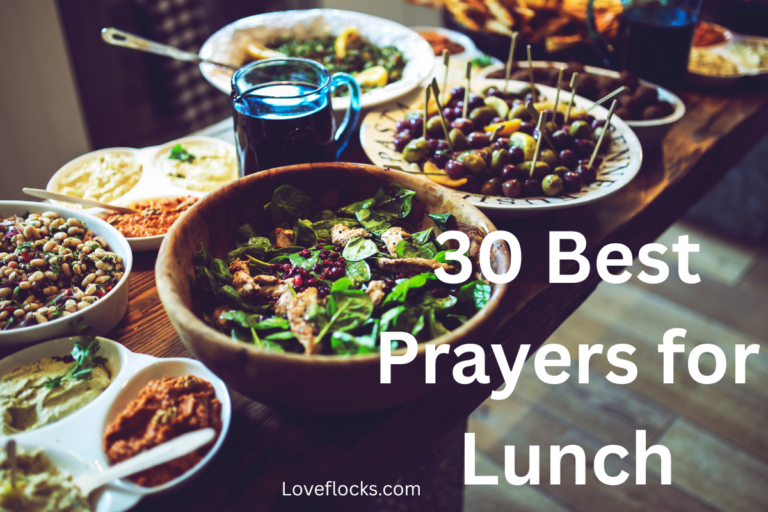 30 Best Prayers for Lunch - LoveFlocks