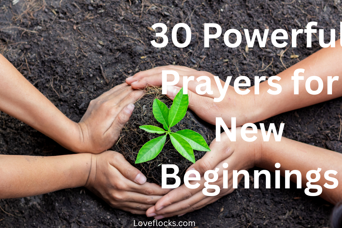 30 Powerful Prayers for New Beginnings - LoveFlocks