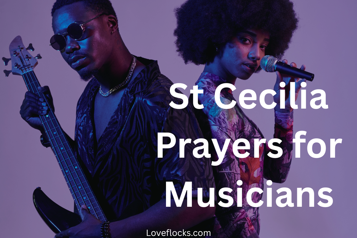 St Cecilia Prayers For Musicians - LoveFlocks