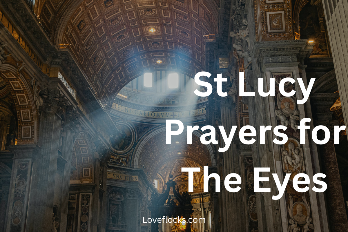 St Lucy Prayers for The Eyes - LoveFlocks