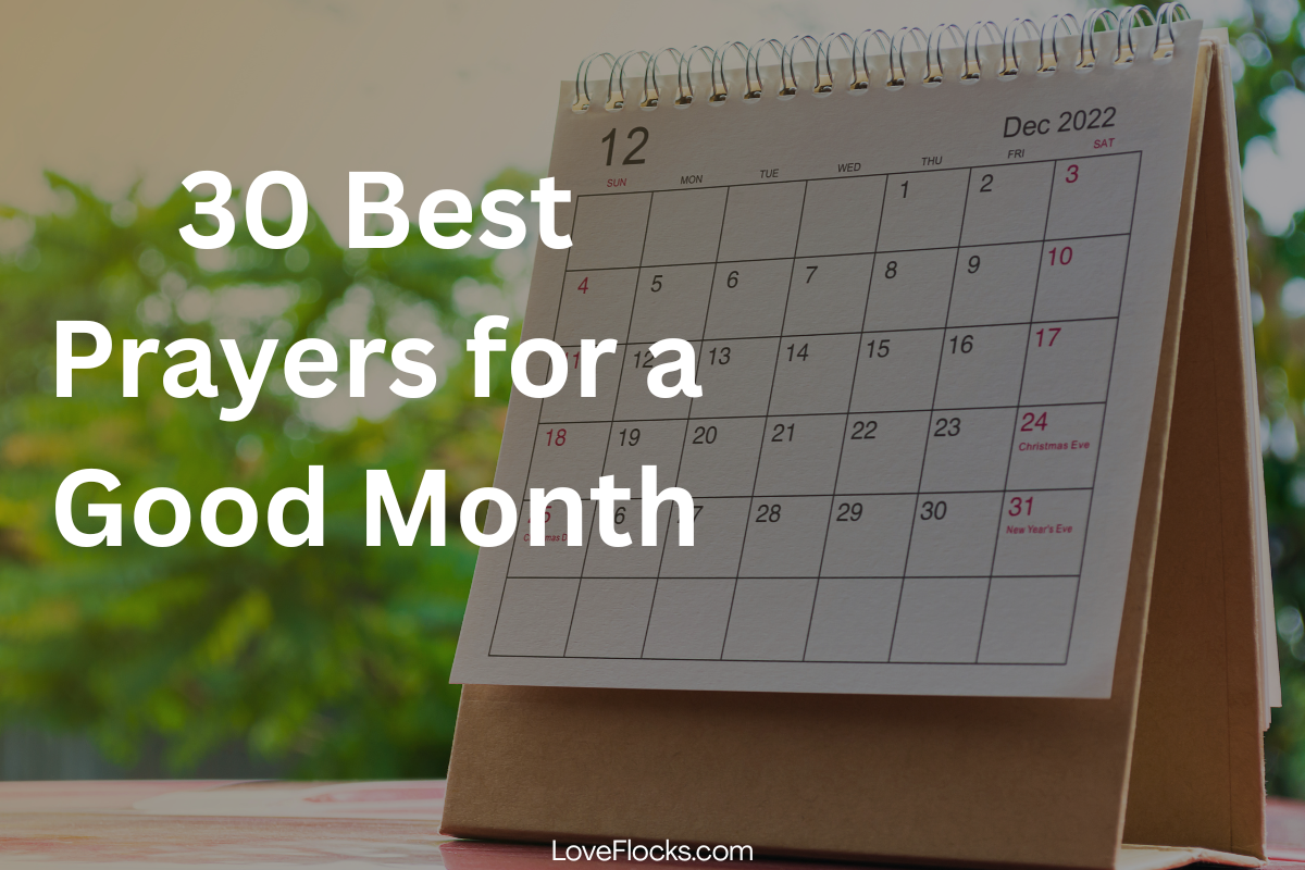 30 Best Prayers For A Good Month - LoveFlocks