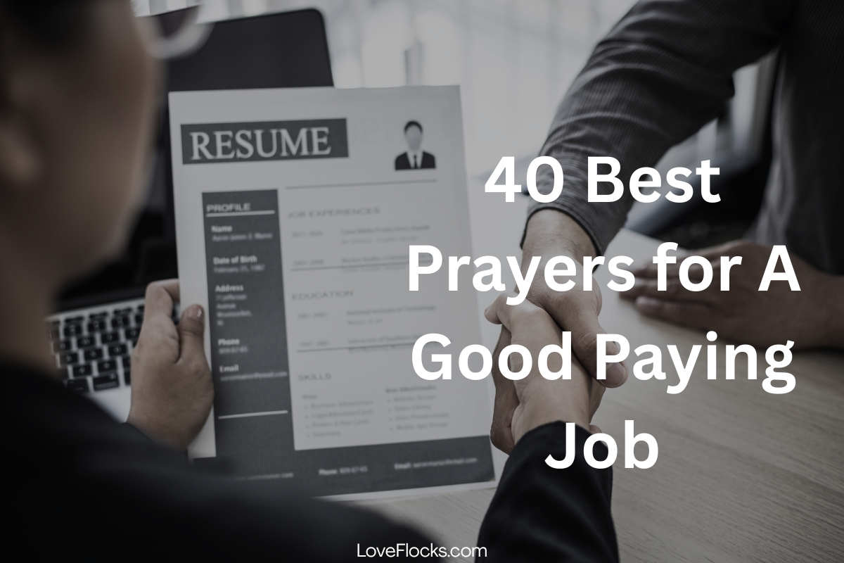 40 Best Prayers For A Good Paying Job - LoveFlocks