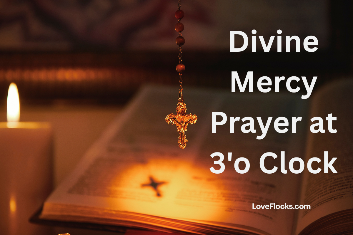 Divine Mercy Prayers at 3 o'clock - LoveFlocks