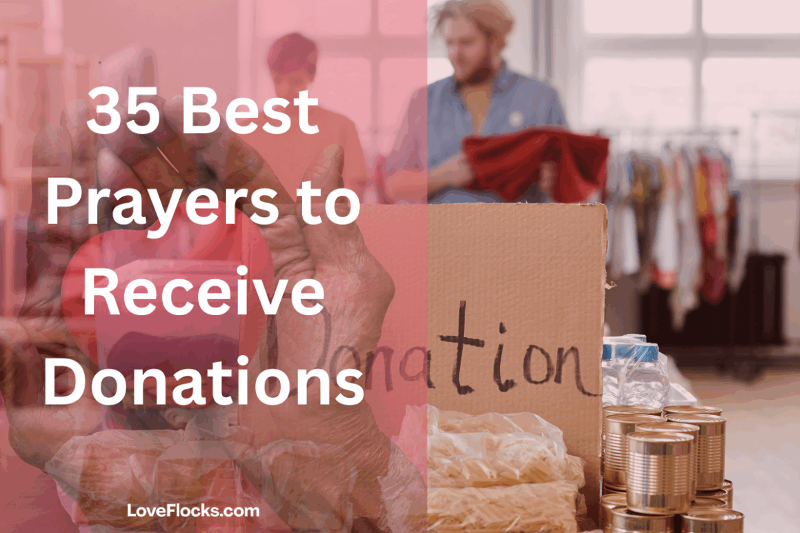 35 Best Prayers to Receive Donations - LoveFlocks