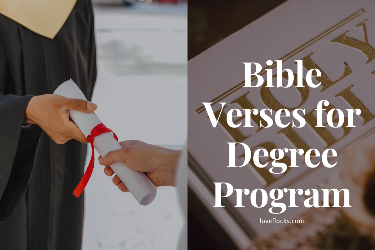 Bible Verses for Degree Program - LoveFlocks