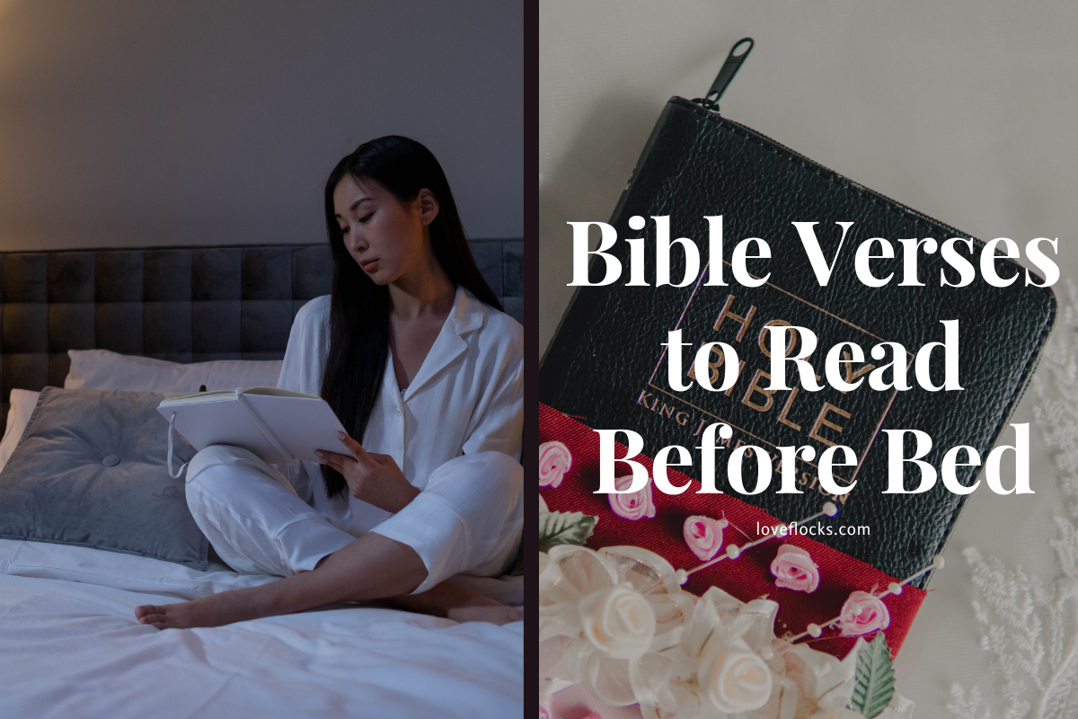 Bible Verses to Read Before Bed - LoveFlocks