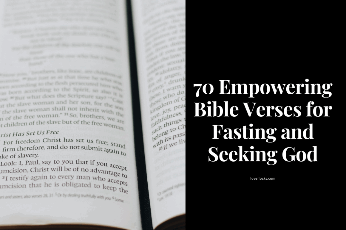 70 Empowering Bible Verses For Fasting And Seeking God
