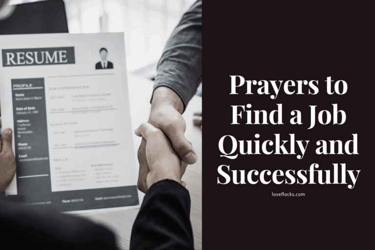Prayers To Find A Job Quickly And Successfully - LoveFlocks