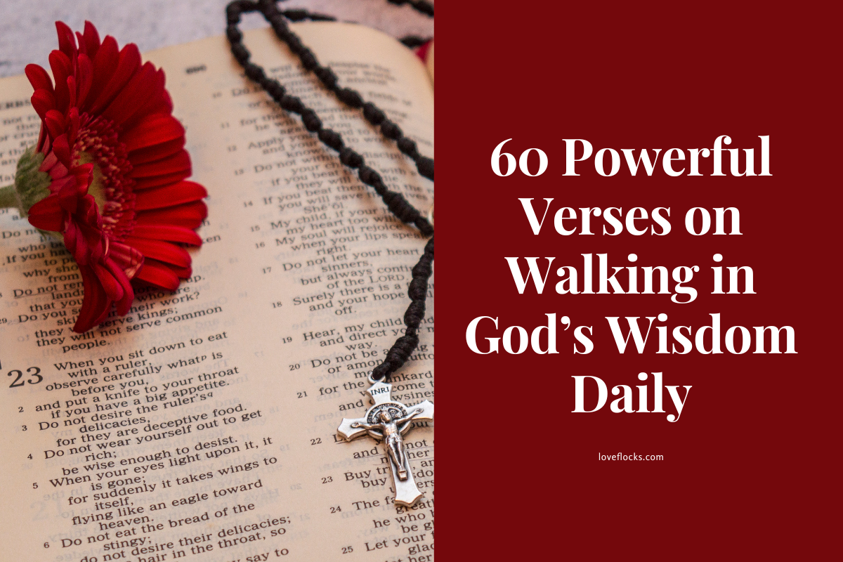 60 Powerful Verses on Walking in God’s Wisdom Daily