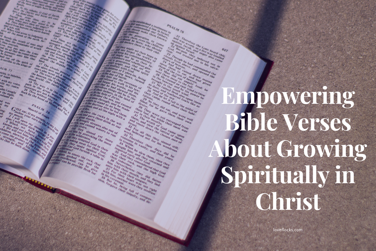 Empowering Bible Verses About Growing Spiritually in Christ