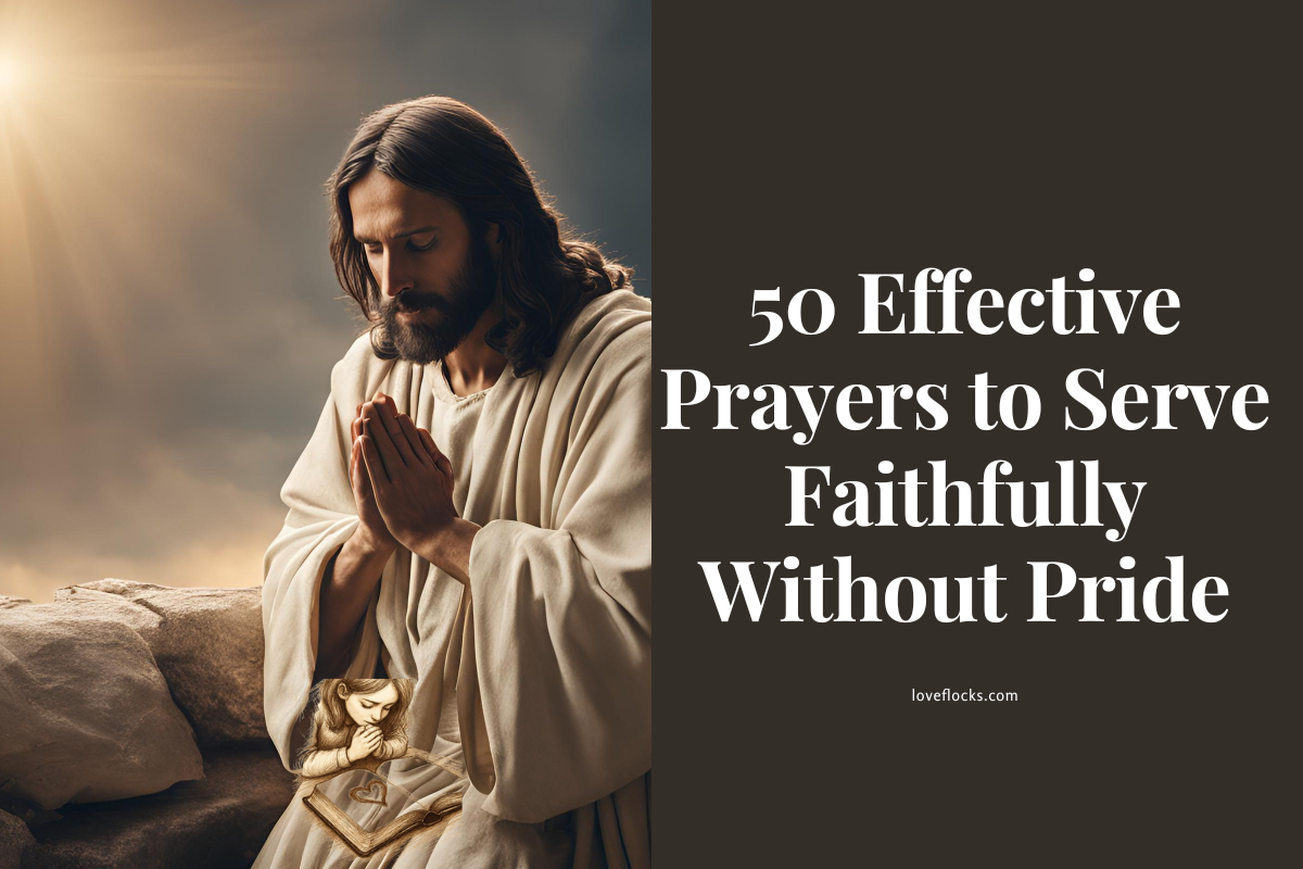 50 Effective Prayers To Serve Faithfully Without Pride