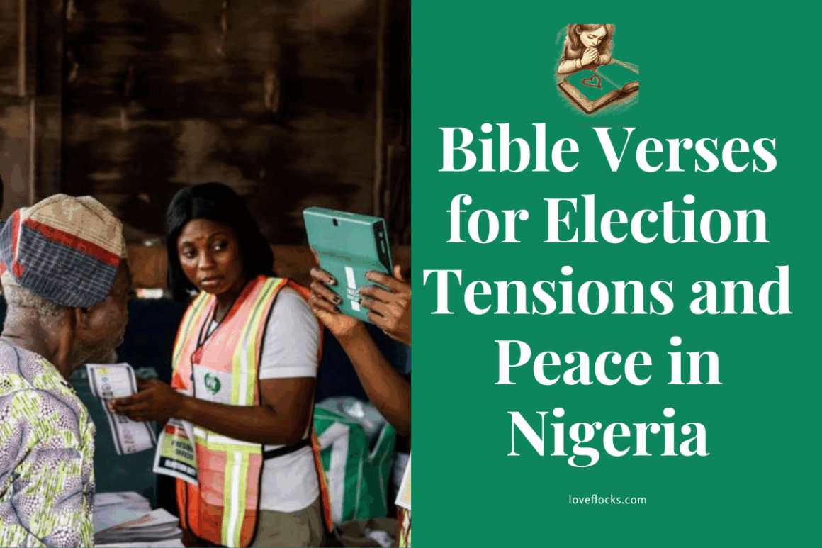 Bible Verses For Election Tensions And Peace In Nigeria