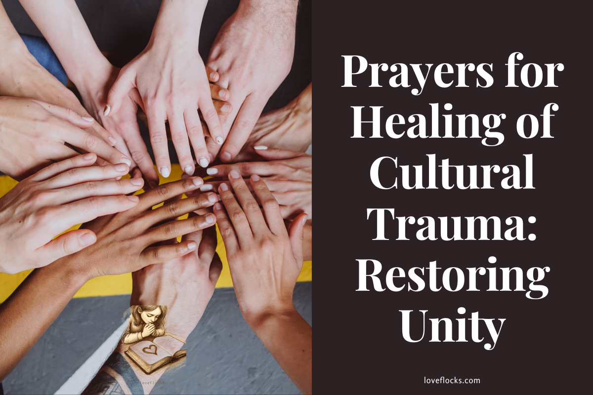 Prayers For Healing Of Cultural Trauma: Restoring Unity