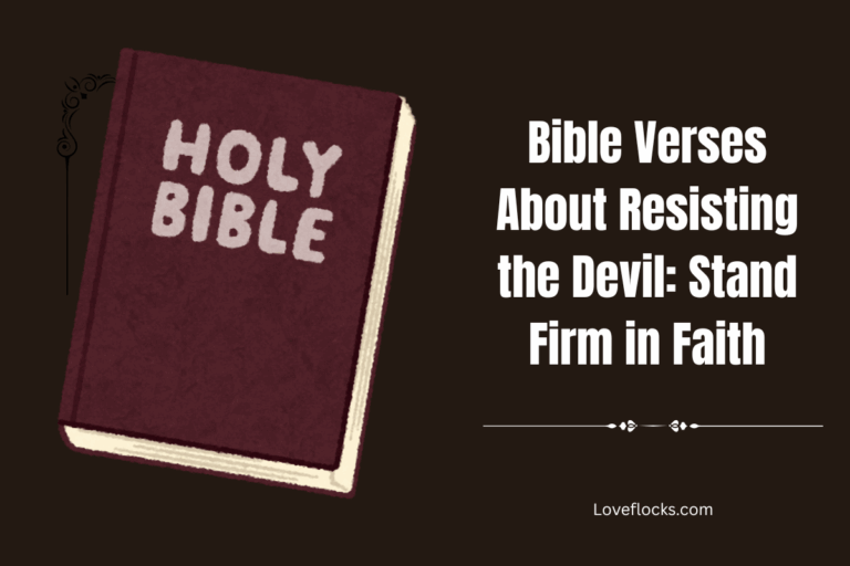 Bible Verses About Resisting The Devil: Stand Firm In Faith - LoveFlocks